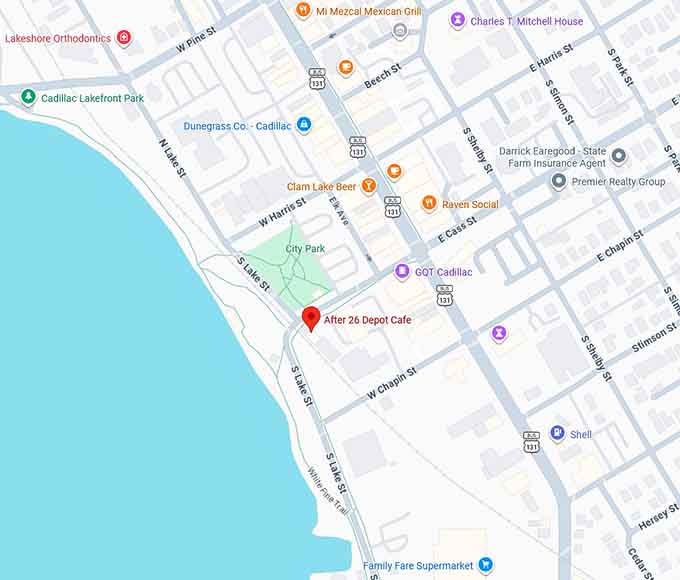 16. after 26 depot cafe map