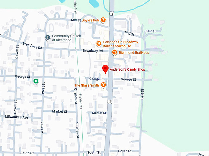 16. anderson's candy shop map