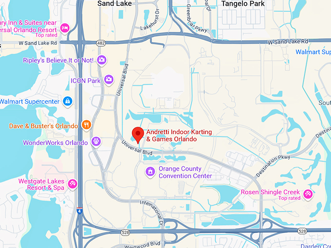 16. andretti indoor karting & games orlando map
