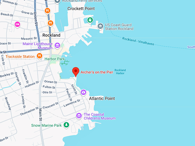 16. archer&rsquo;s on the pier map