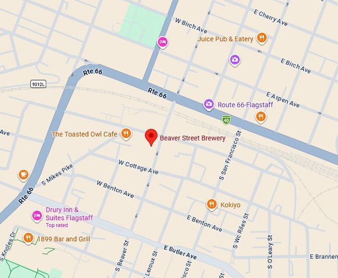 16. beaver street brewery map
