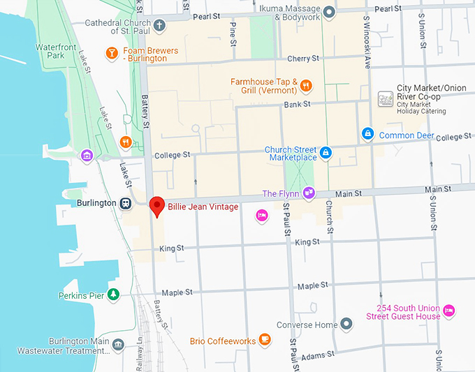 16. billie jean vintage map