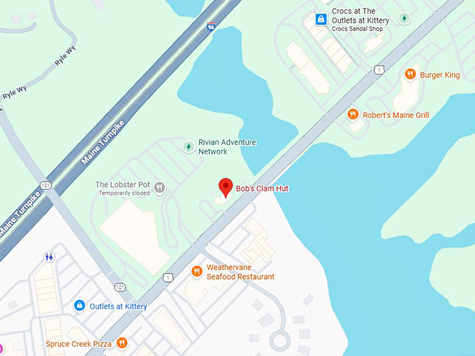 16. bob's clam hut map