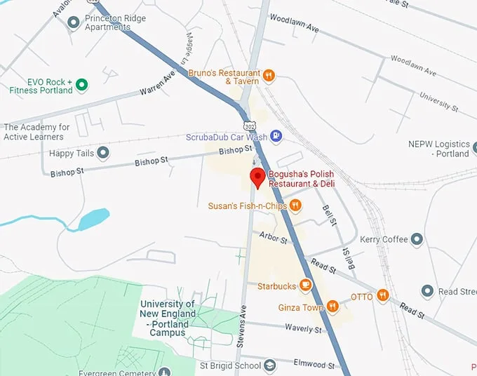 16. bogusha&rsquo;s polish restaurant & deli map