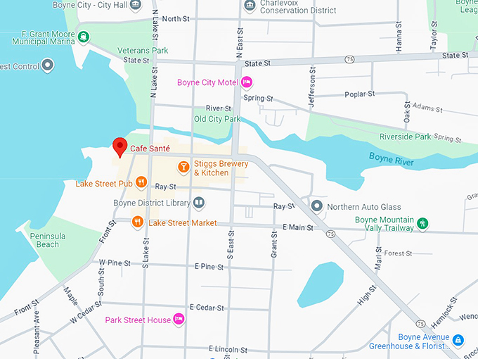 16. cafe sant&eacute; map