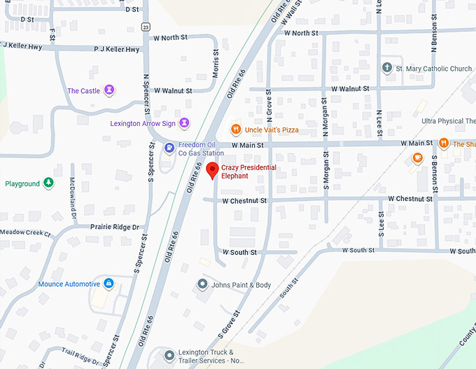 16. crazy presidential elephant map