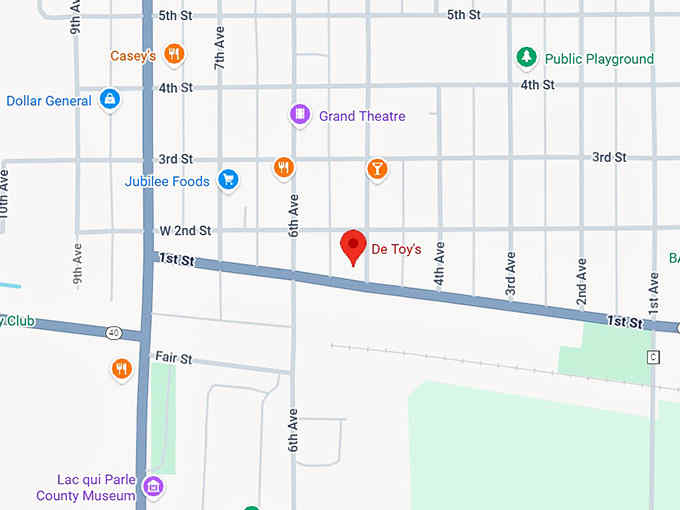 16. de toy's map result