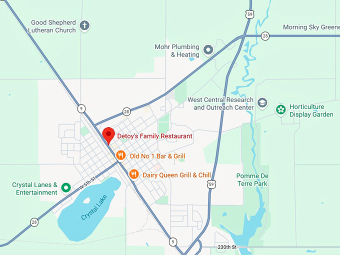 16. detoy's family restaurant map