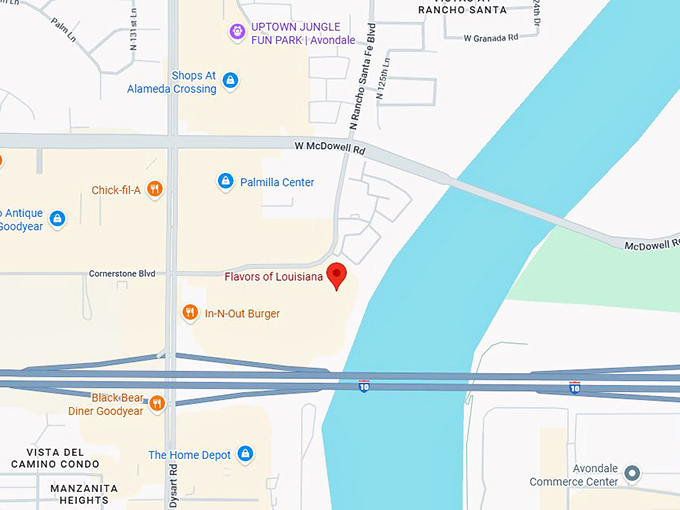 16. flavors of louisiana map