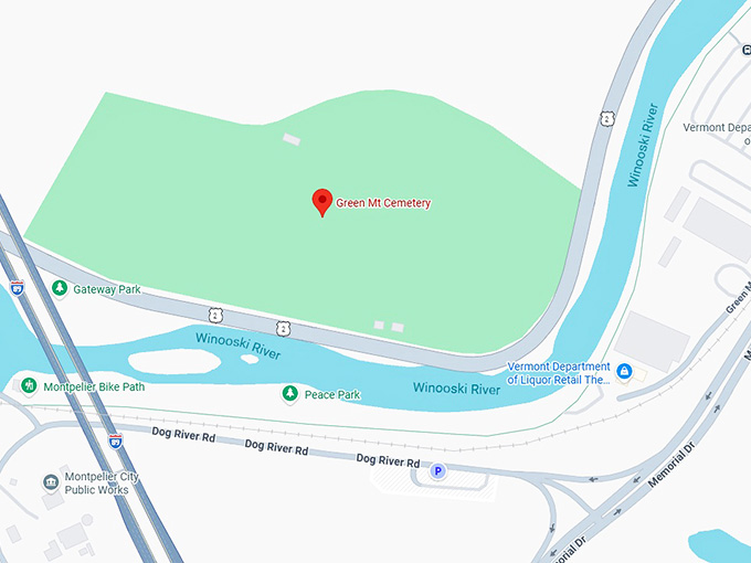 16. green mount cemetery map