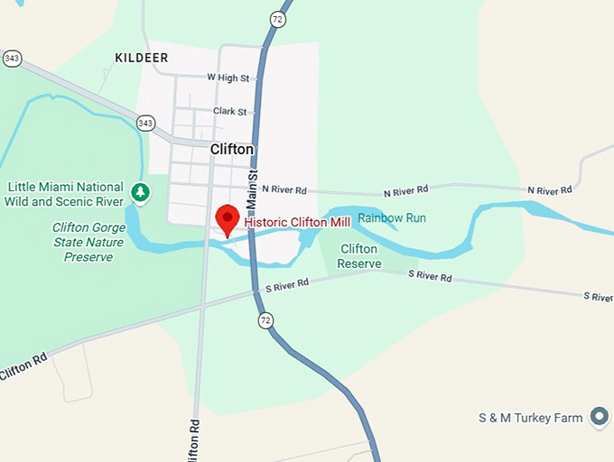 16. historic clifton mill map