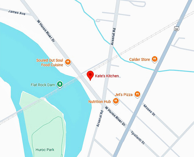 16. kate's kitchen map