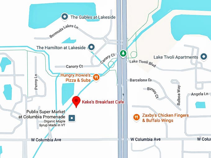 16. keke's breakfast cafe map