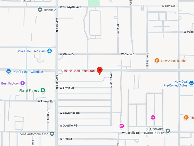 16. kiss the cook restaurant map