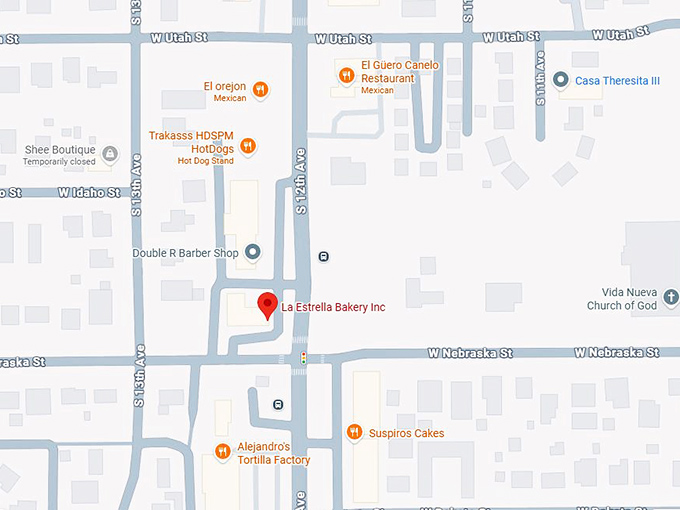 16. la estrella bakery inc. (5266 s 12th ave) map1