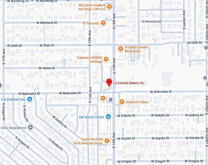 16. la estrella bakery inc. (5266 s 12th ave) map