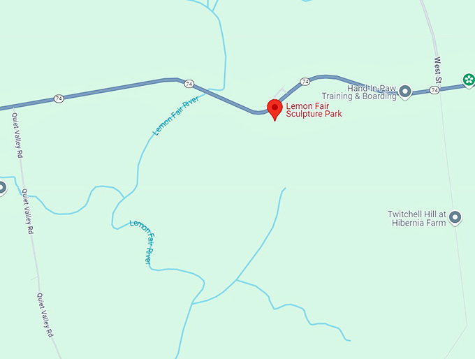 16. lemon fair sculpture park map