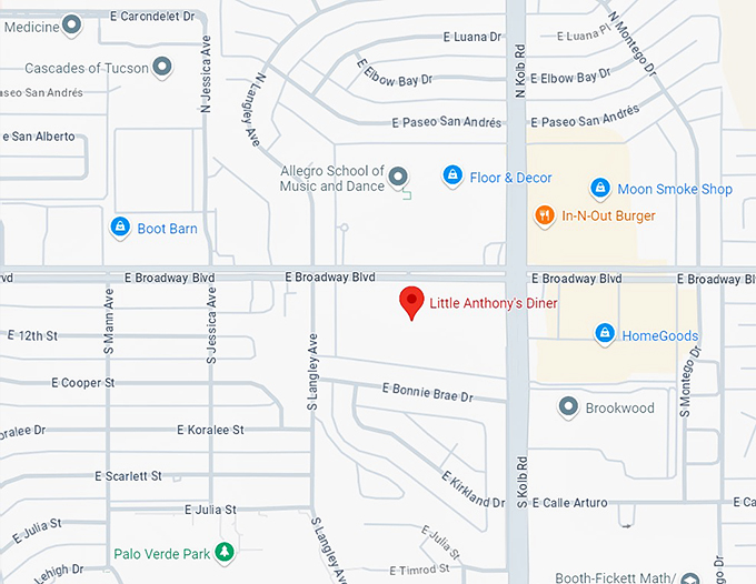 16. little anthony's diner map