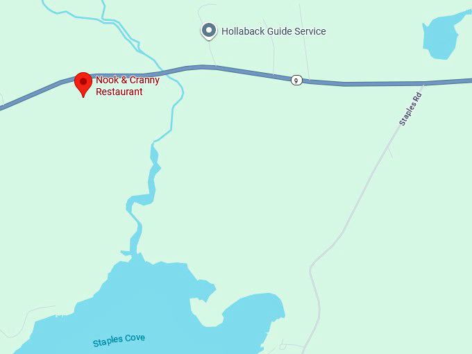 16. nook & cranny restaurant map