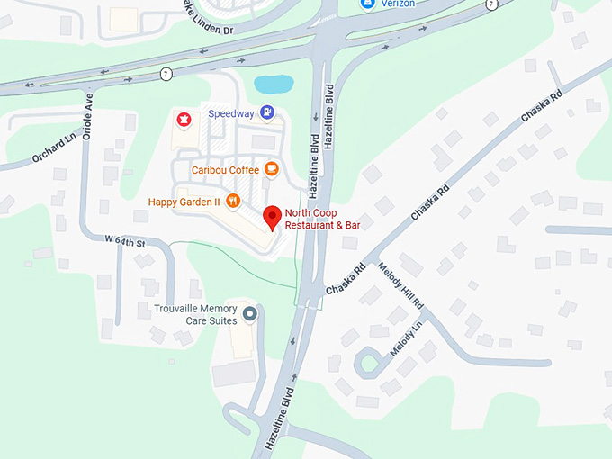 16. north coop restaurant & bar map