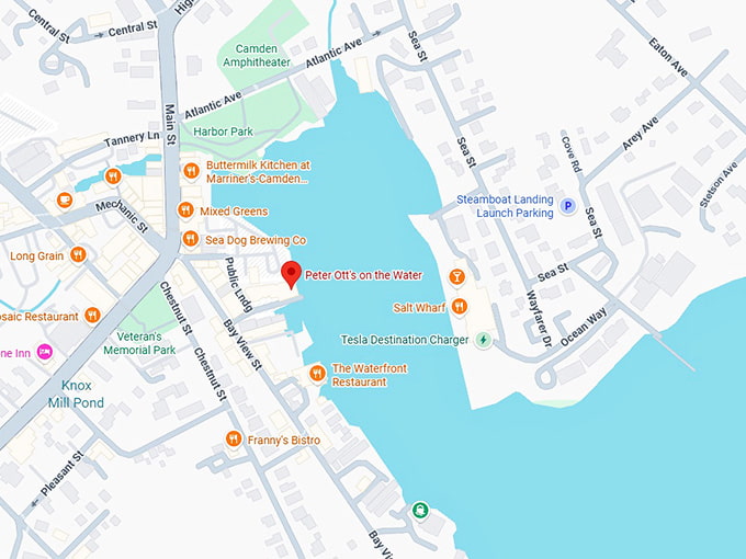 16. peter ott's on the water map