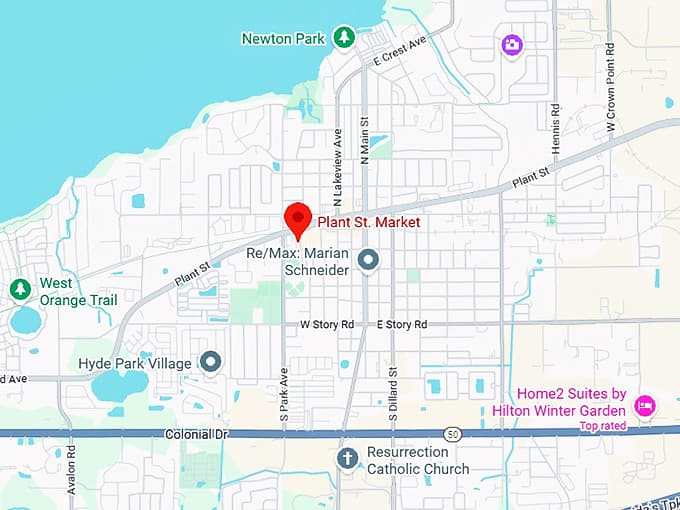 16. plant street market map