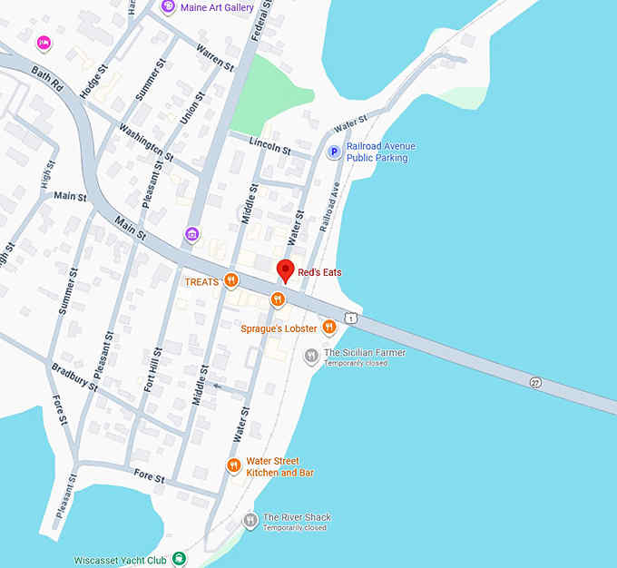 16. red's eats map result