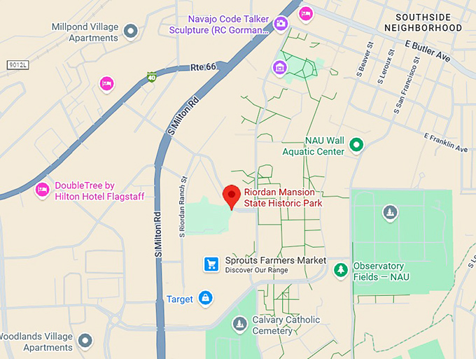 16. riordan mansion state historic park map