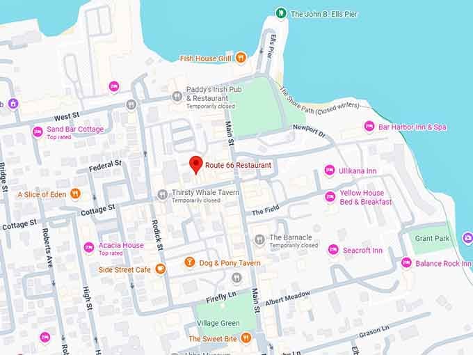 16. route 66 restaurant map