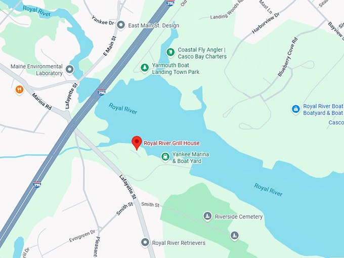 16. royal river grill house map