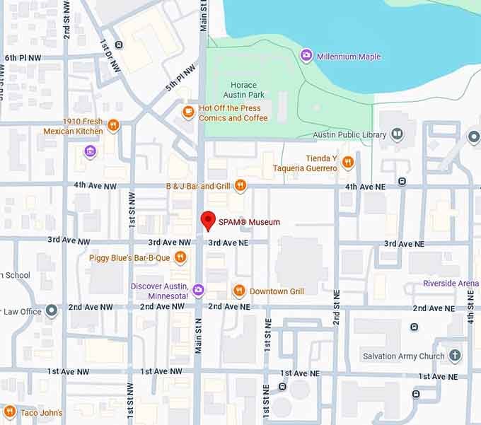 16. spam&reg; museum map