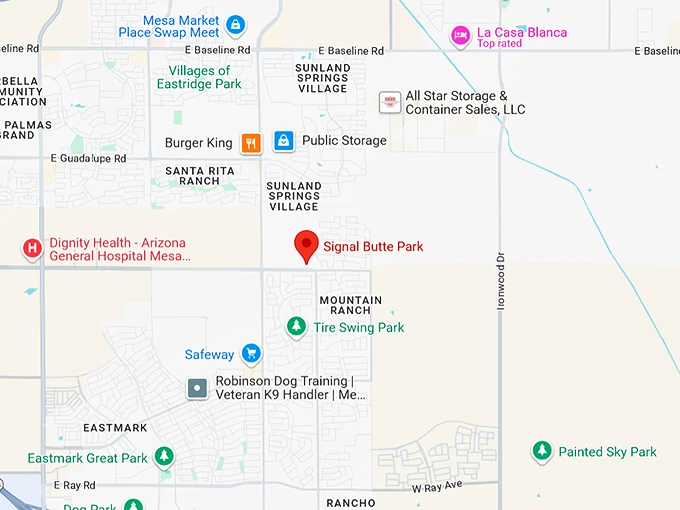 16. signal butte park map