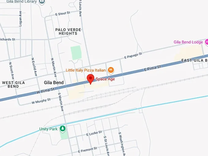 16. space age restaurant map