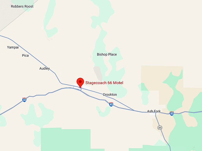 16. stagecoach 66 motel map