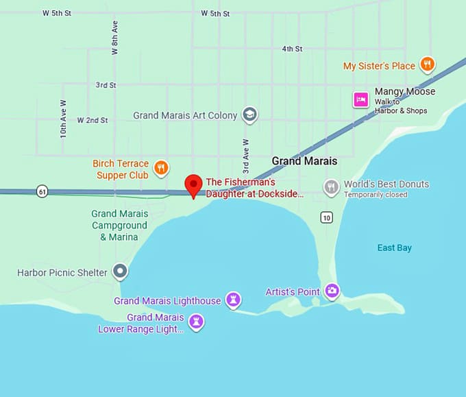 16. the fisherman&rsquo;s daughter at dockside market map