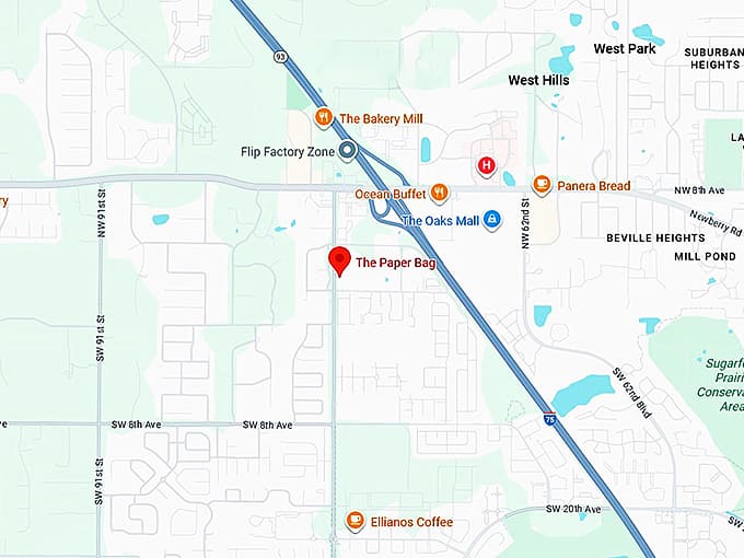 16. the paper bag deli map