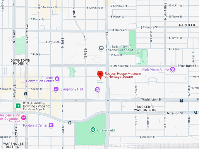 16. the rosson house map