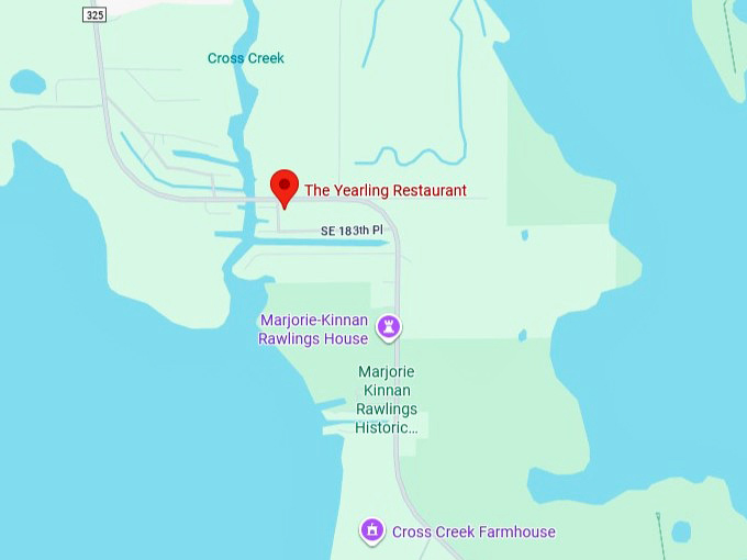 16. the yearling restaurant map