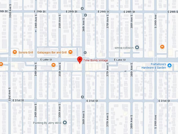 16. time bomb vintage map