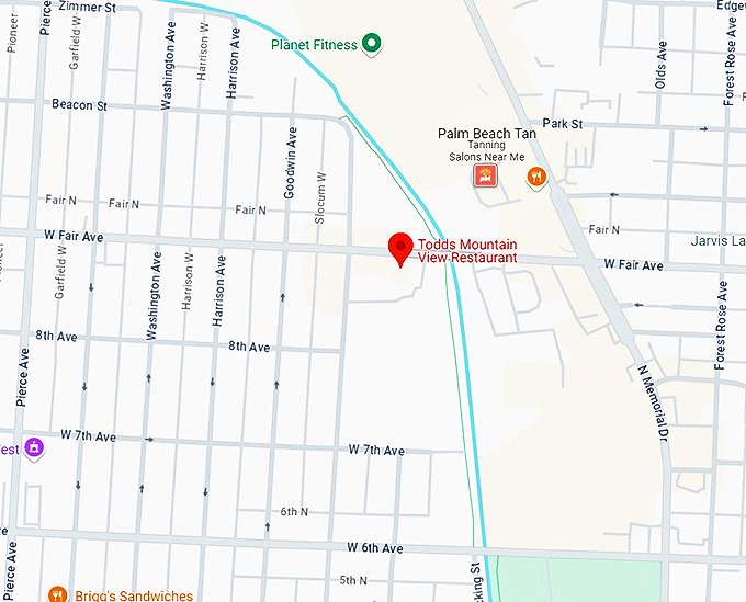 16. todds mountain view restaurant map