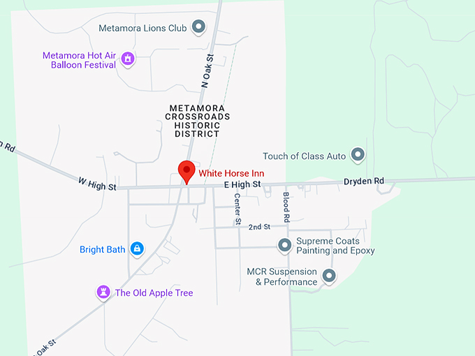 16. white horse inn map