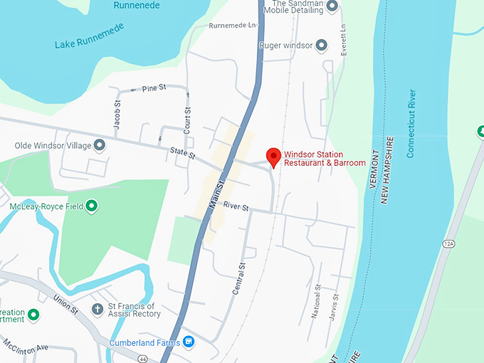 16. windsor station restaurant & barroom map