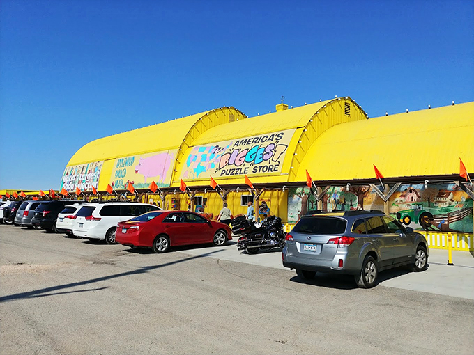 A yellow barn that could double as Big Bird's summer home. This candy mecca is where diets come to die and sweet dreams come true.