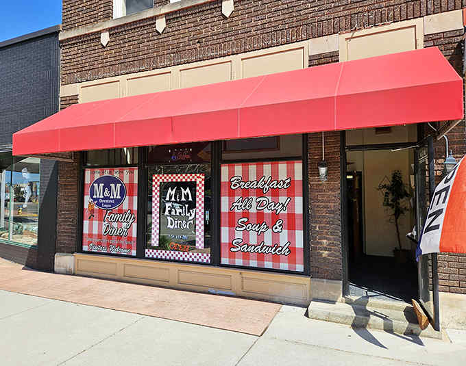 The gleaming white facade of Old Route 66 Family Restaurant stands like a beacon to hungry travelers, promising nostalgic comfort and oversized portions.