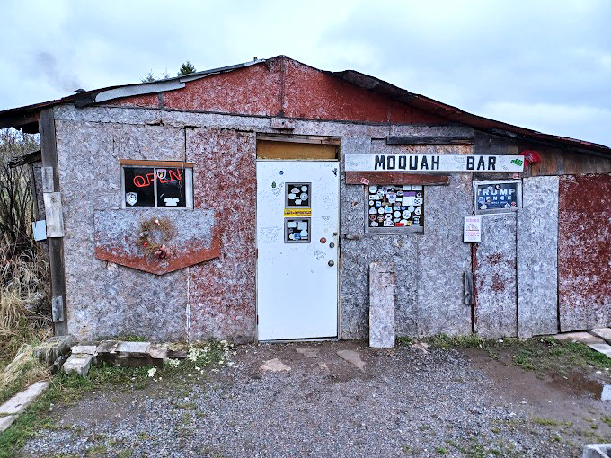 Held together by hope and plywood, this rustic shack is the Taj Mahal of dive bars. Moquah's finest watering hole!