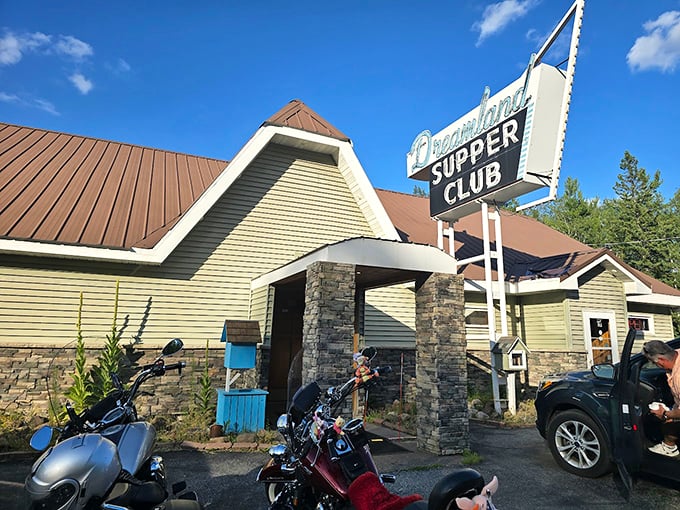 Step into a time warp! This neon-lit gem promises a night of retro charm and hearty Midwest fare.