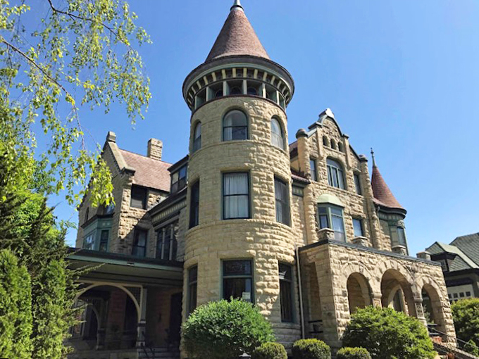 Cinderella, eat your heart out! This fairy-tale fortress offers Midwest hospitality with a regal twist. Just don't expect a pumpkin carriage at midnight.
