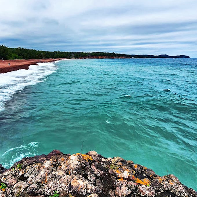 Fifty shades of pink? This beach proves Mother Nature is the ultimate interior decorator.