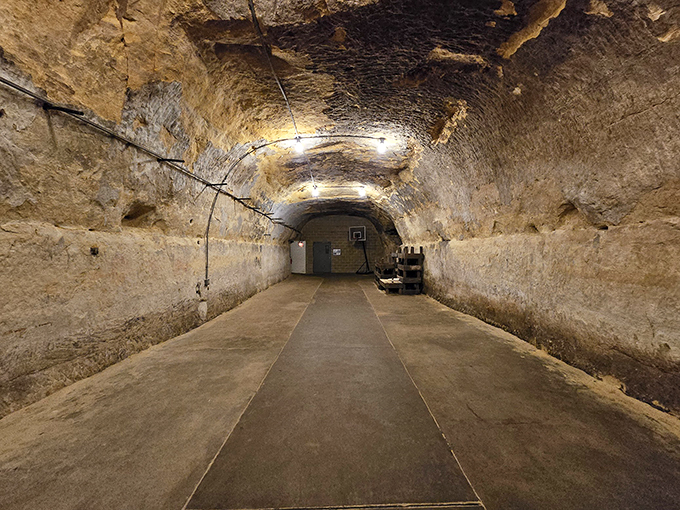 Underground time travel, anyone? Step into this cave and you might just hear the echoes of jazz and clinking glasses from the Roaring Twenties.