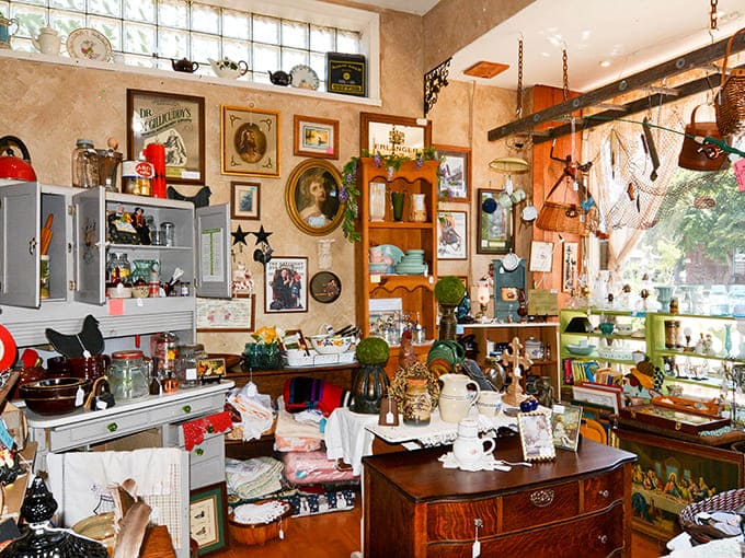 Inside, organized chaos reigns supreme as decades of collectibles create a visual feast that would make Marie Kondo reach for her smelling salts.